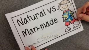 Natural vs. Man-Made for Little Learners {Freebie}