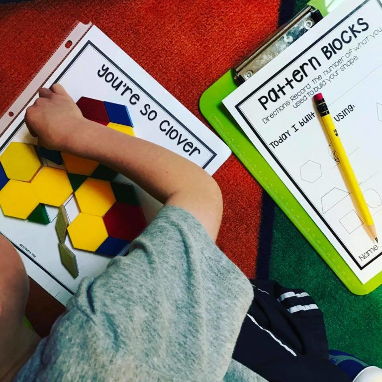 March Math Stations - Kickin' It In Kindergarten