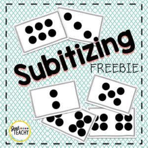 Subitizing with Young Students - Kickin' It In Kindergarten
